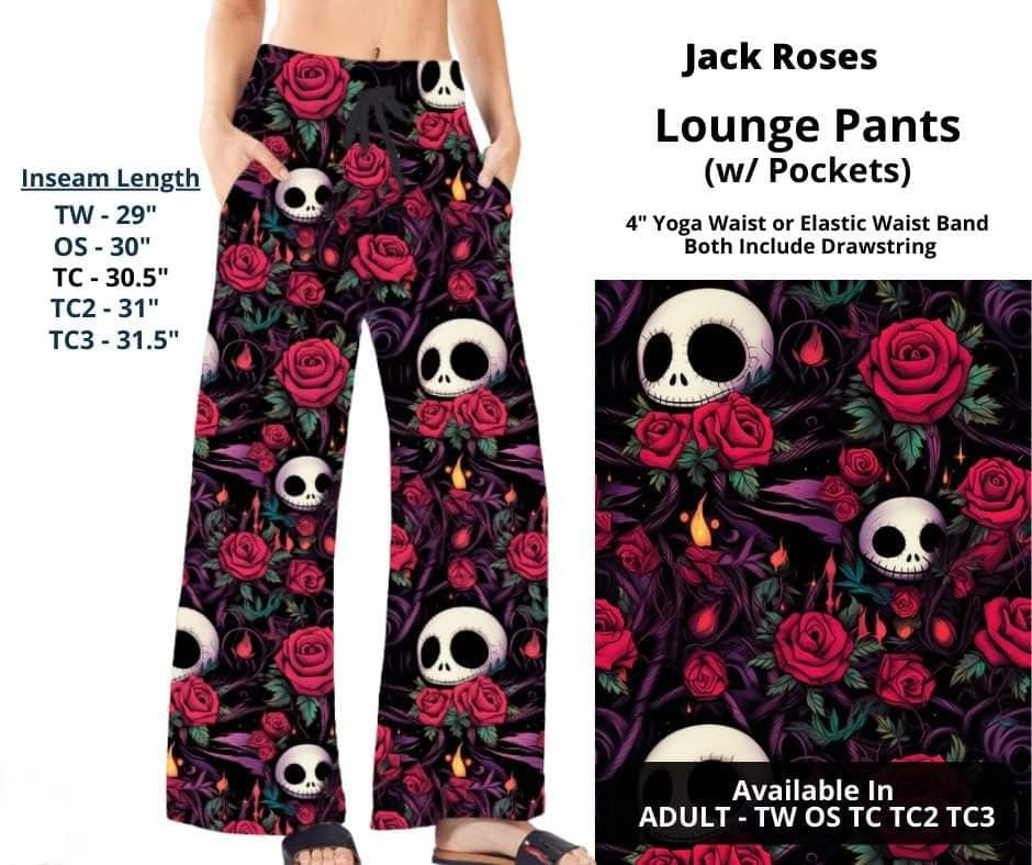 Nightmare Jack Roses Lounge Pants Pant – Plus Size For Us