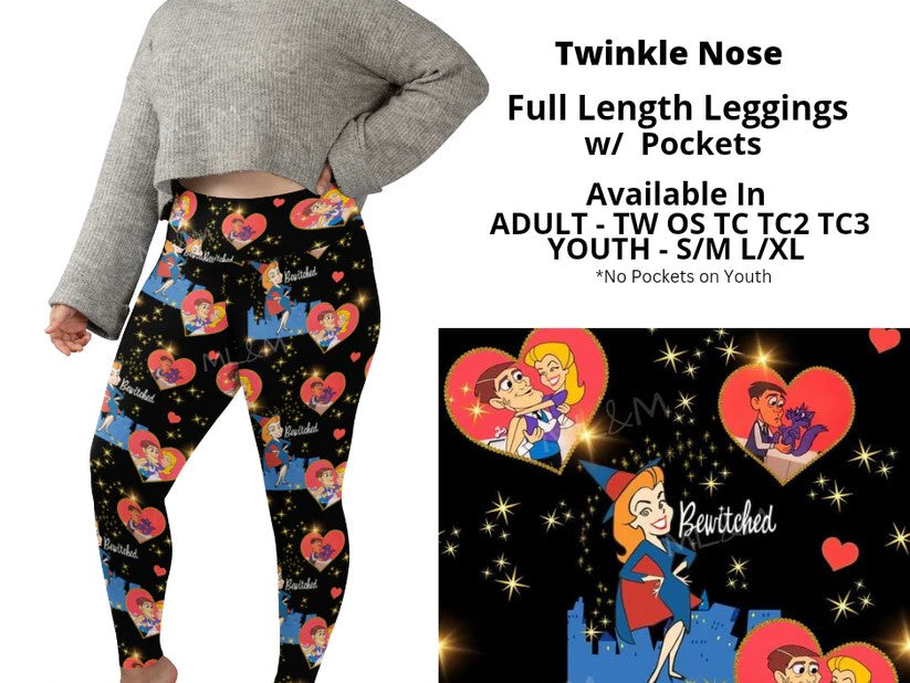 Twinkle Nose Full Length Leggings – Plus Size For Us