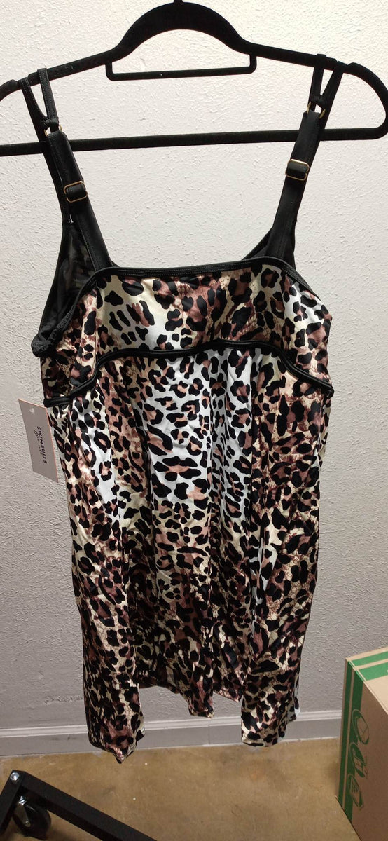 All Leopard One Piece Bathing Swim Suit – Plus Size For Us