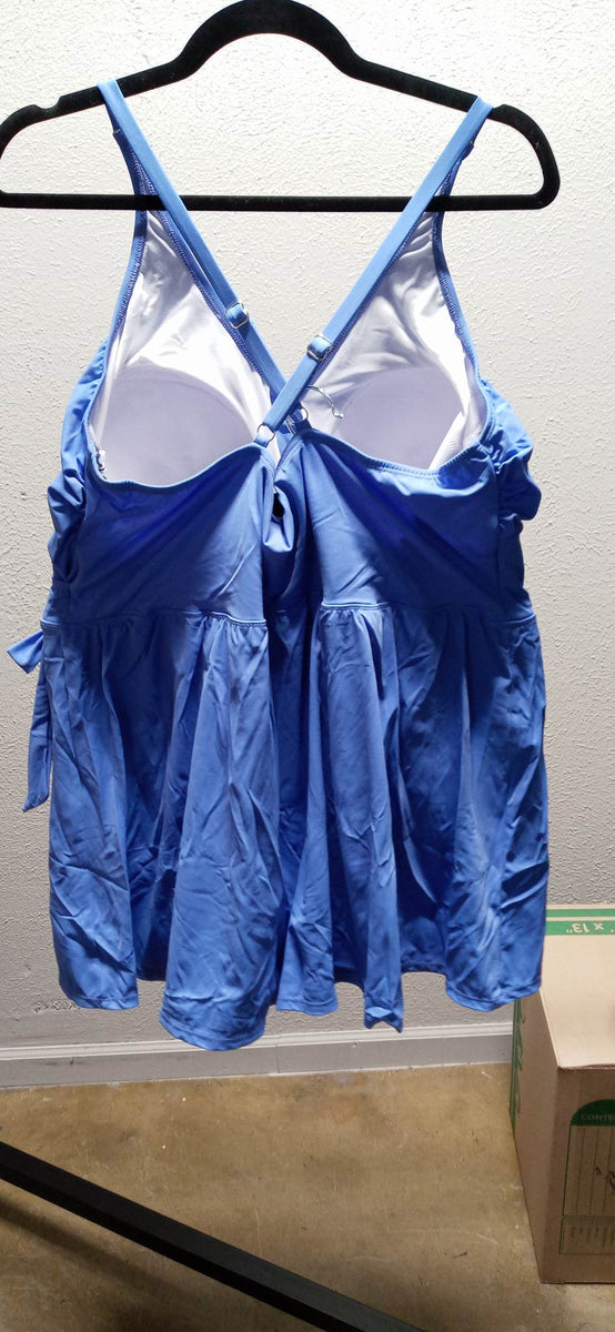 All Purple/Bluey One Piece Swim Bathing Suit – Plus Size For Us