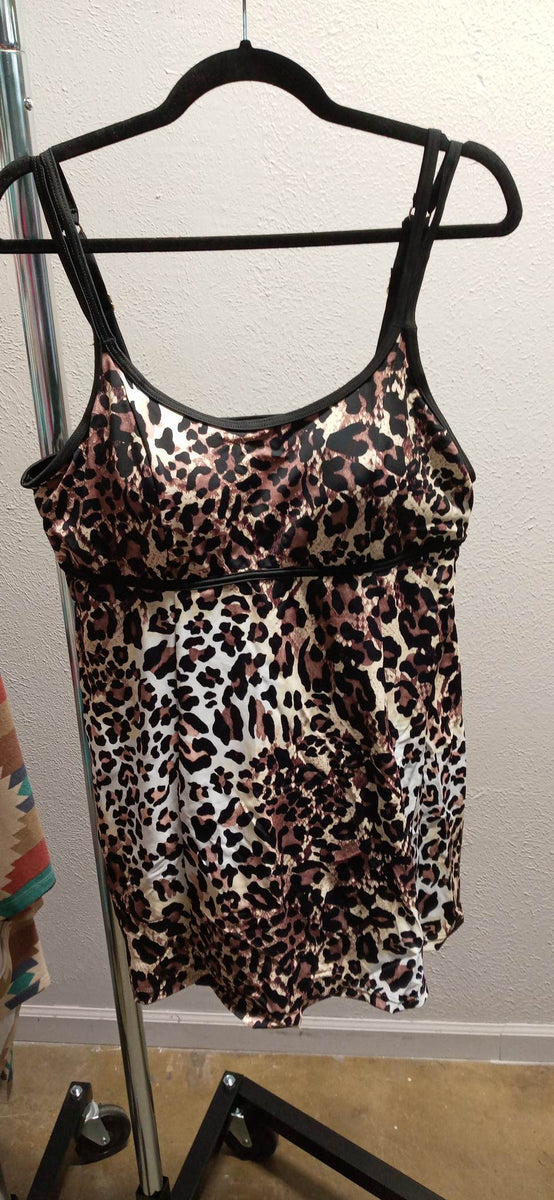 All Leopard One Piece Bathing Swim Suit – Plus Size For Us
